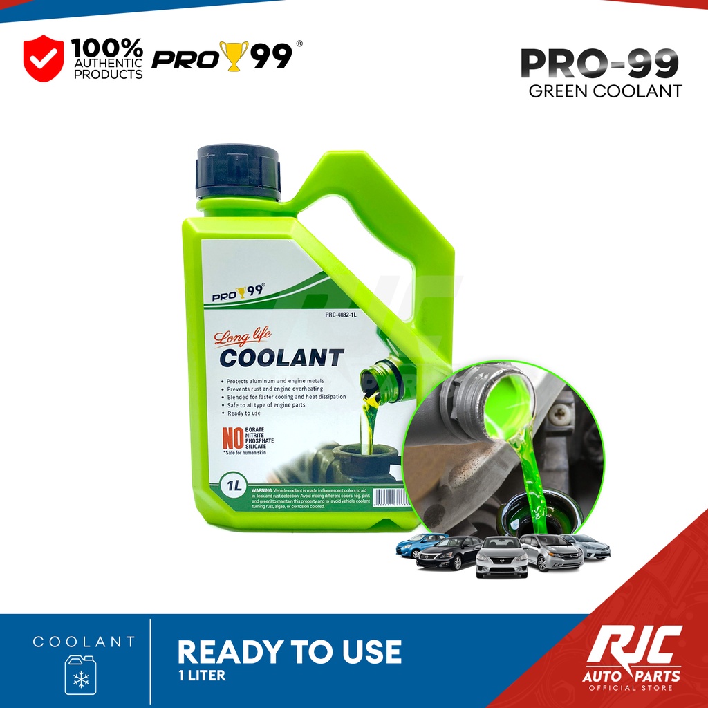 Pro-99 Coolant Green For Radiator Long Life Ready to Use 1 liter | Shopee Philippines