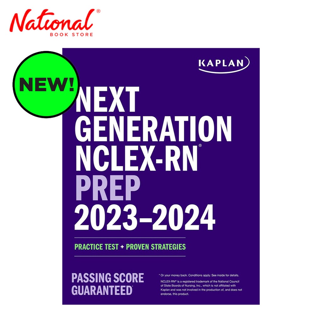 Next Generation NCLEX-RN Prep 2023-2024 by Kaplan Nursing - Trade Paperback - Reviewer | Shopee ...