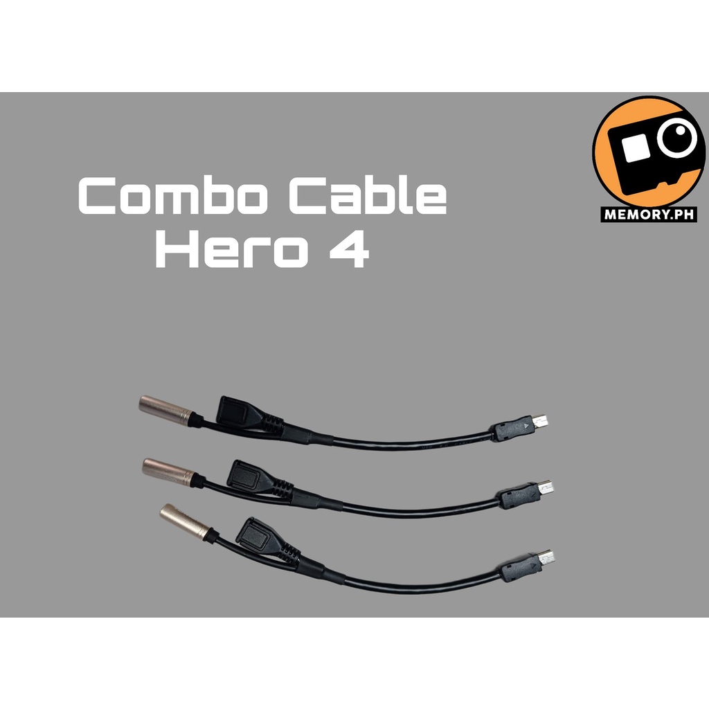COMBO CABLE GO PRO HERO 3/4 | Shopee Philippines