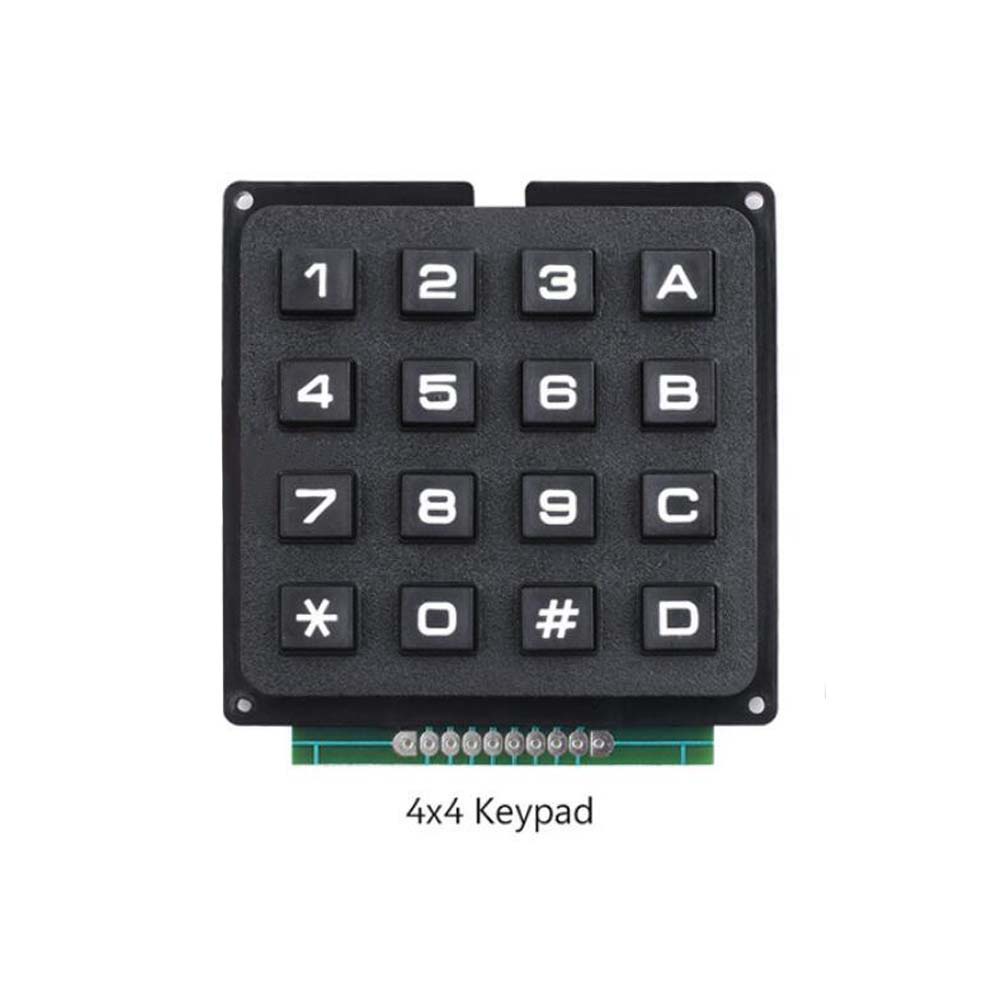 4x4 Matrix Keyboard Keypad Module Use Key PIC AVR Stamp Sml 4 * 4 Plastic Keys Switch for ...