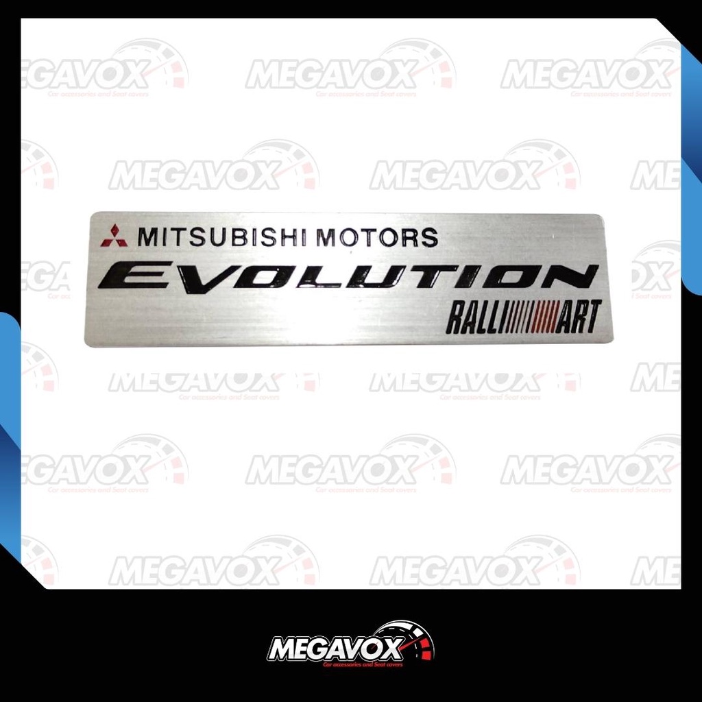 Mitsubishi Ralliart Motors Evolution Badge Emblem | Shopee Philippines