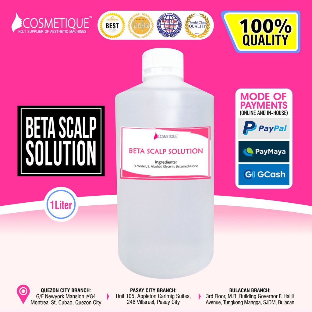 Beta Scalp Solution Liter | Shopee Philippines