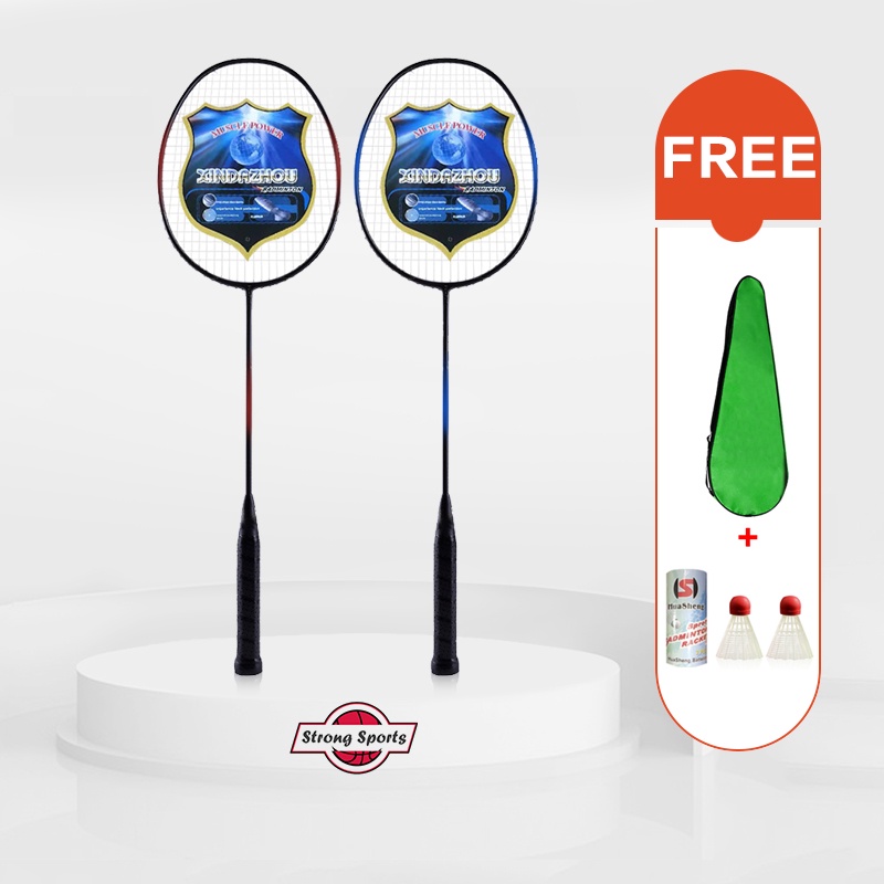 Badminton racket set 2pcs Badminton Racket Couple Alloy Split Racket ...