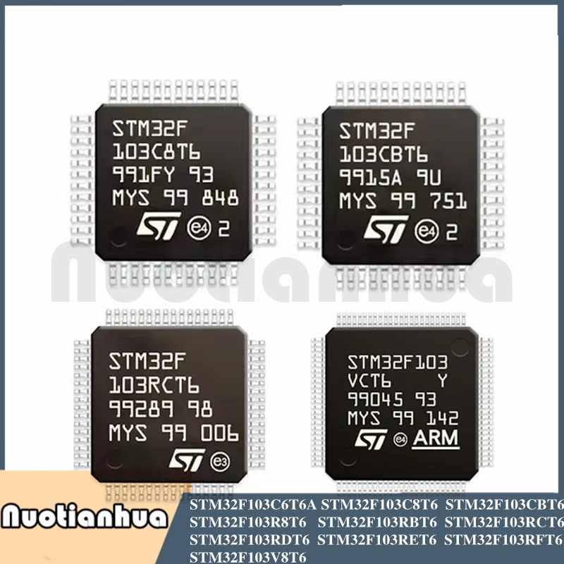STM32F103C6T6A STM32F103C8T6 STM32F103CBT6 STM32F103RCT6 STM32F103 FLQFP-48 Chip | Shopee ...
