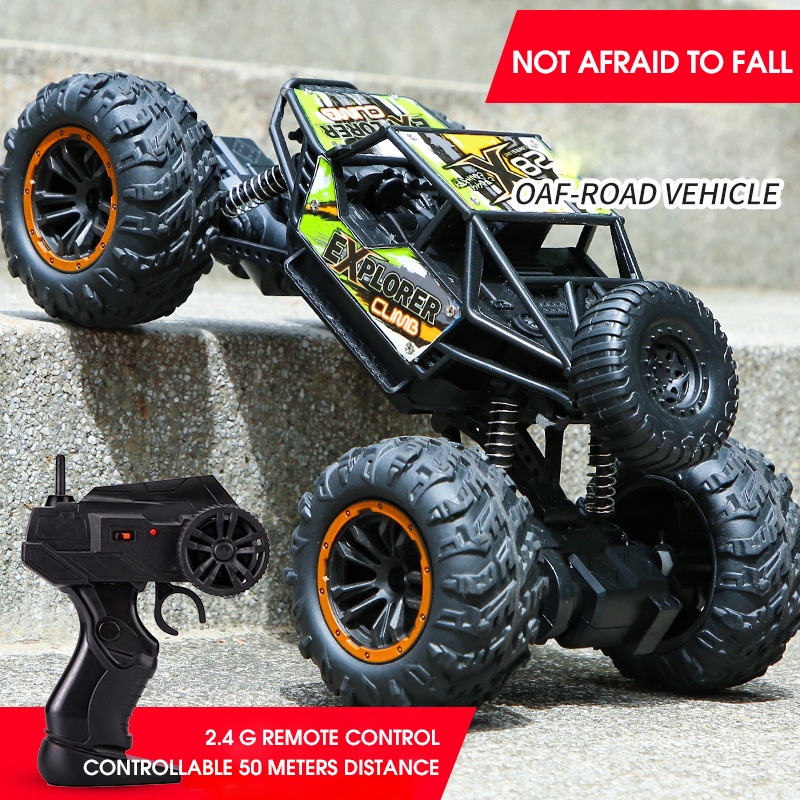 Oversized remote control off-road vehicle toy car charging professional ...