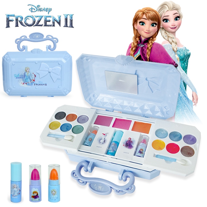 Disney Beauty Frozen 2 Make Up Toys Princess Cosmetic Kit Portable Make ...