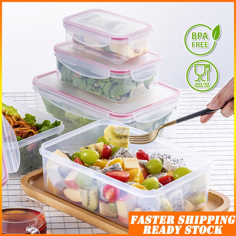 Stock Airtight Food storage container set 4/5/7PCS with lids fresh ...