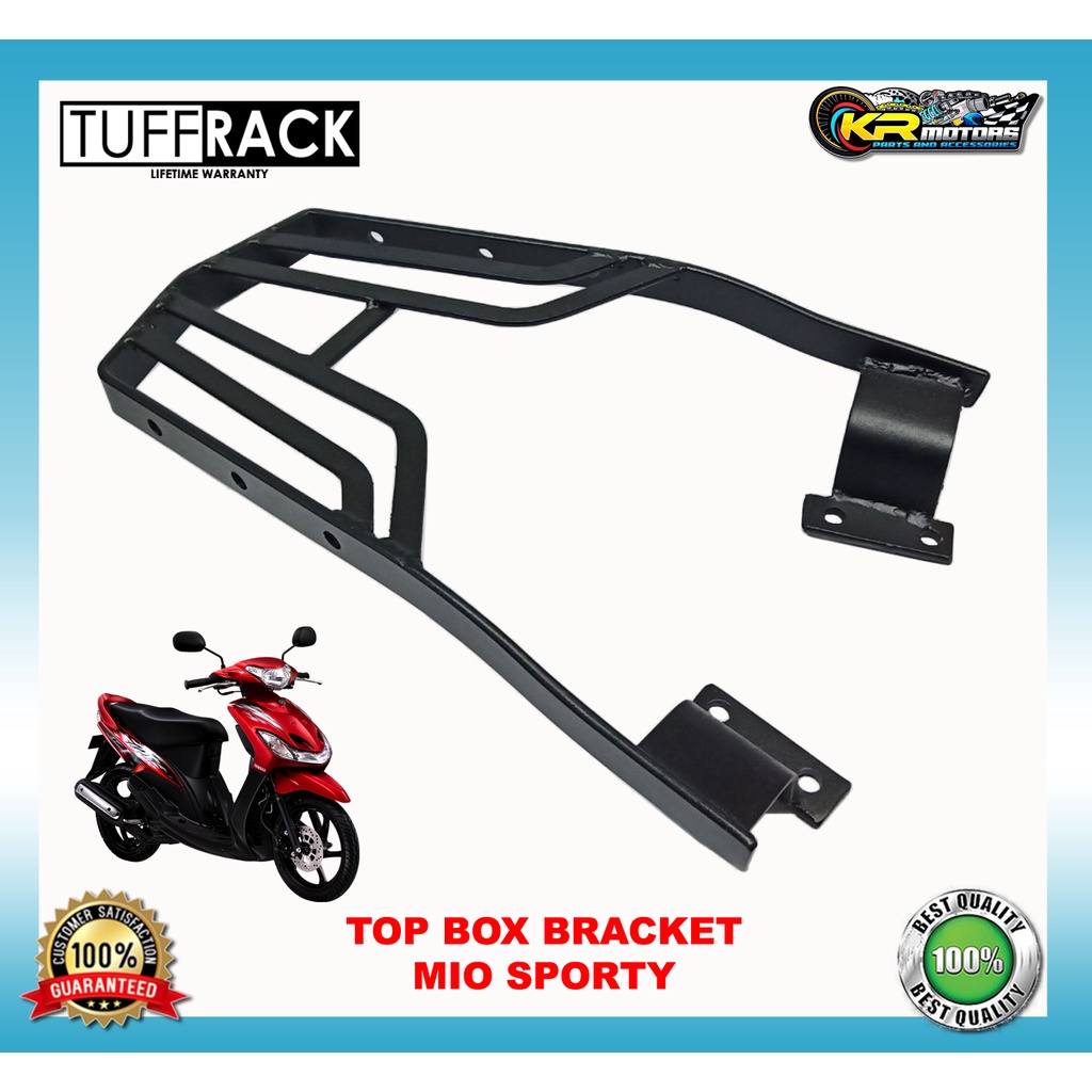 Monorack Top Box Bracket Flat Bar for Motorcycle / Scooters - TUFF Rack ...
