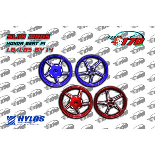 Hylos alloy mags honda beat fi 14" w/bearing | Shopee Philippines