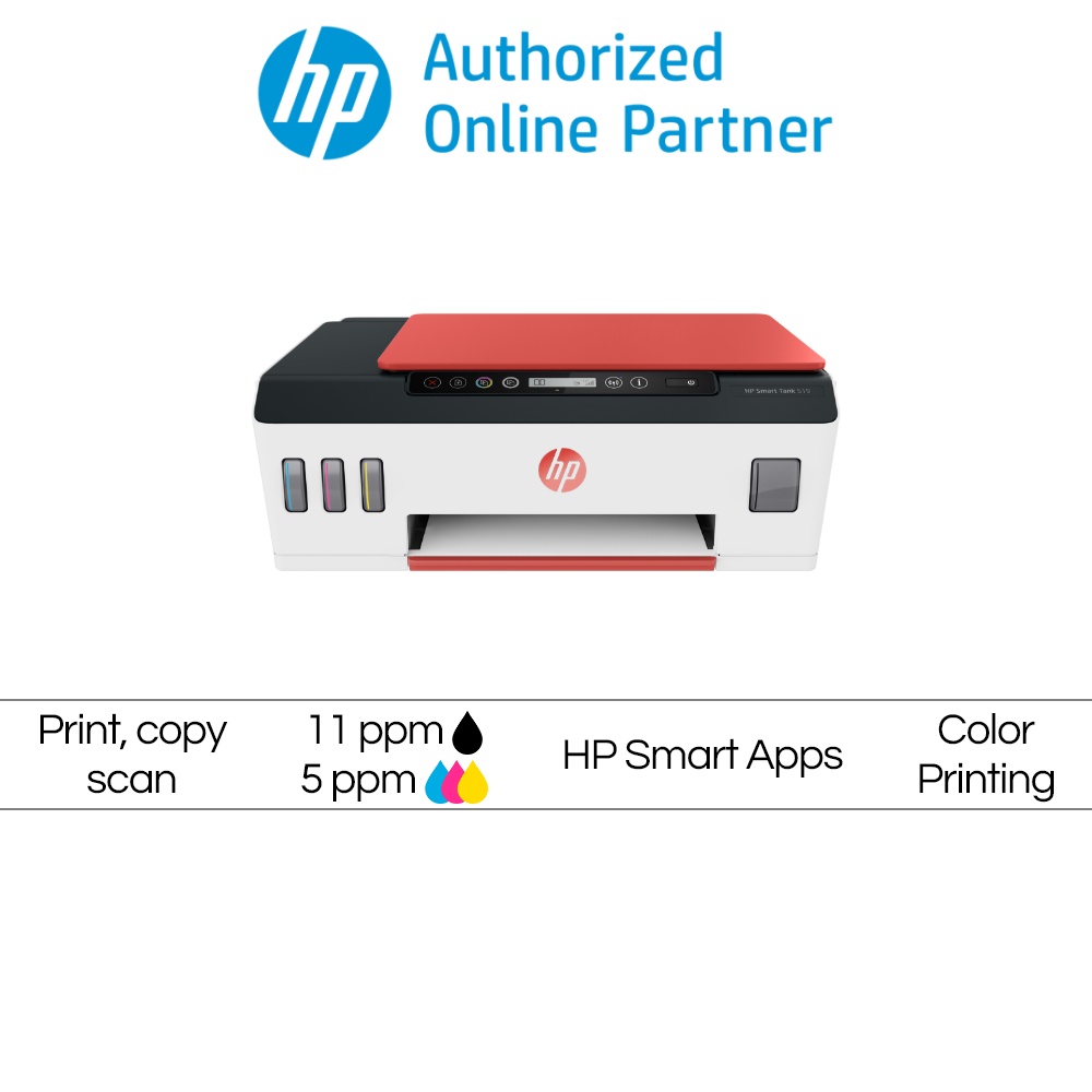 HP Printer Smart Tank 519 Wireless All-in-One (3YW73A) Printer | Shopee ...