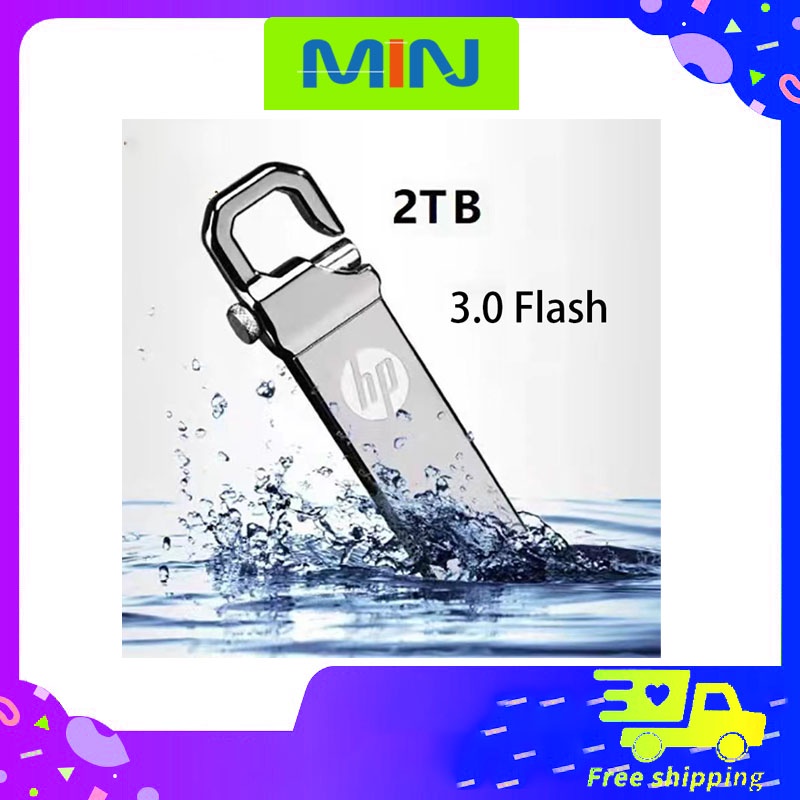MIN HP 3.0 2TB Flash Drive Metal Waterproof High speed U Disk Flash ...