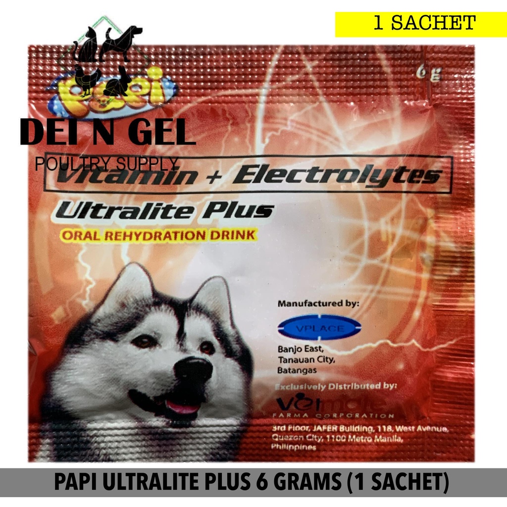 PAPI ULTRALITE PLUS MULTIVITAMINS + ELECTROLYTES POWDER FOR ANIMALS ...