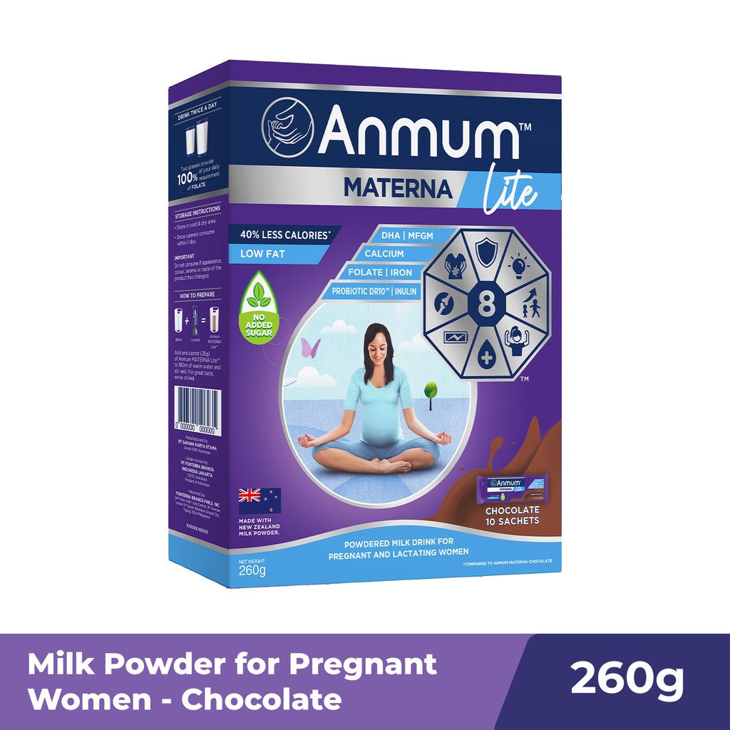 Anmum Materna Pregnancy Milk Powder Lite Choco 260g | Shopee Philippines
