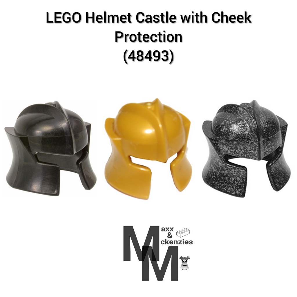 Helmet Castle with Cheek Protection (48493) LEGO Minifigure Headgear ...