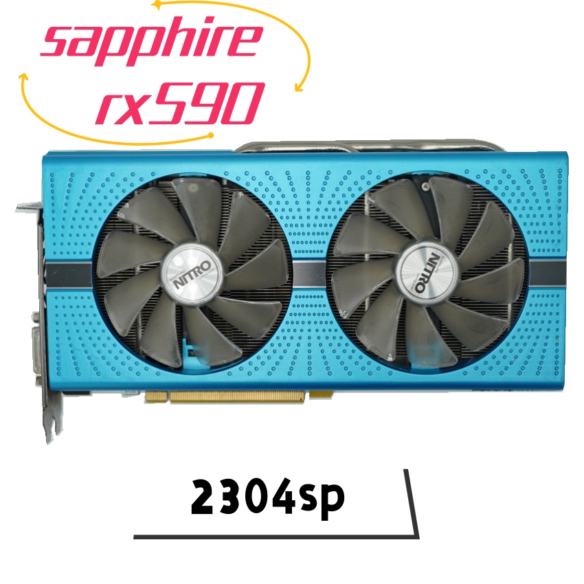 Sapphire RX 590 8g GDDR5 2304SP Graphic Cards For Computer gaming ...