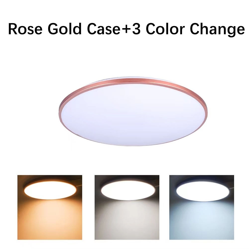 RONG RIVER 3 Color Ceiling Light 48W 36W 20W Fully Sealed Surface LED ...