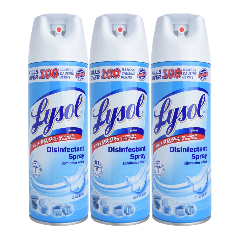 Lysol Disinfectant Spray 340g/510g (kill 99.9 percent of bacteria ...