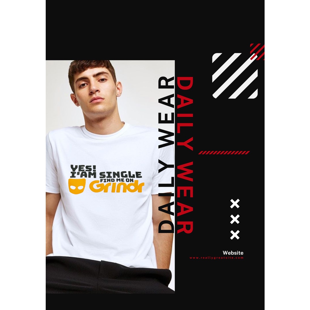 Single Shirt/ Grindr Design/Grindr Tshirt/Find me on Grinder/ | Shopee ...
