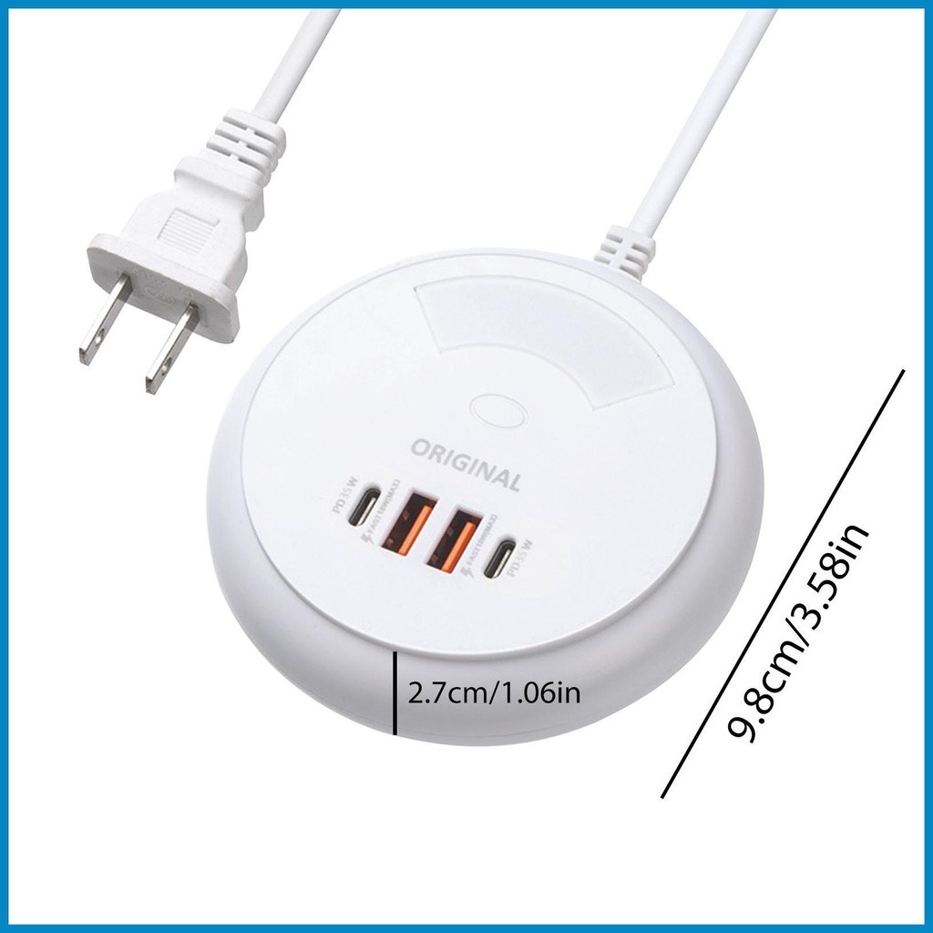 100% Original Meet USB Charging Station 4-Port USB PD Charging Socket ...