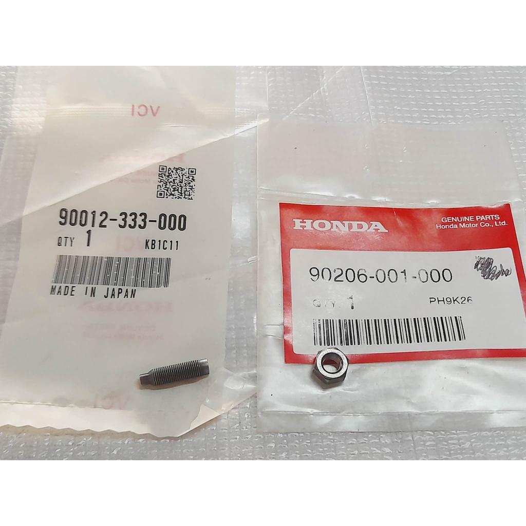Honda Original Genuine Parts Tappet screw and Nut for Wave 100/110/125 ...