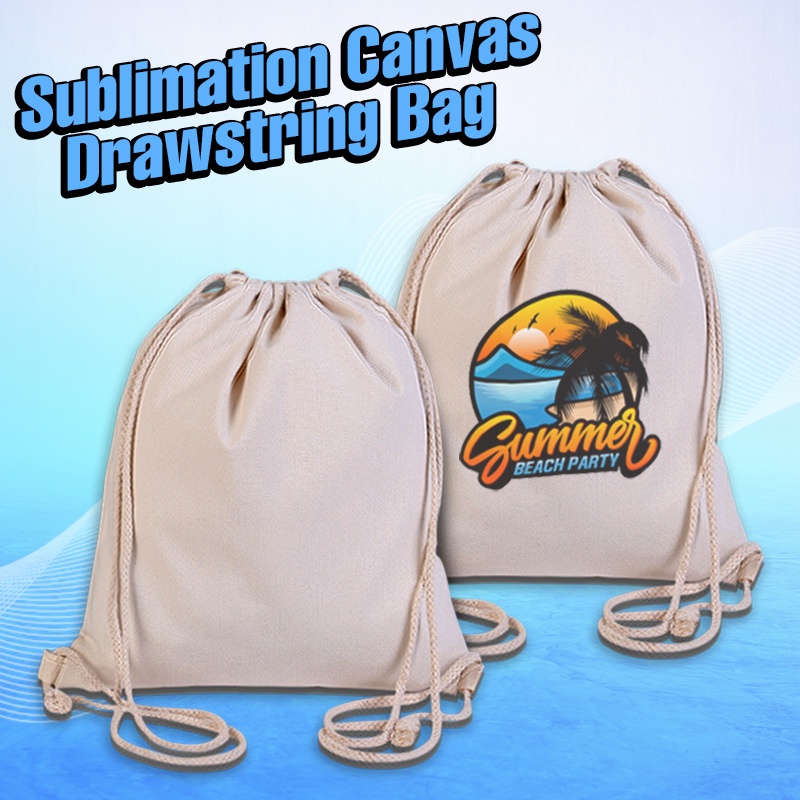 Sublimation Printable Canvas Drawstring Bag | Shopee Philippines
