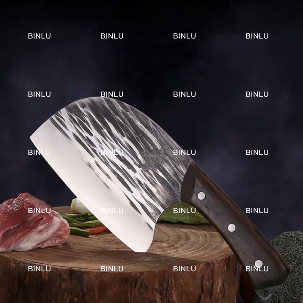 6mm forged kitchen knife nipiin japanese knife butcher knife stainless ...