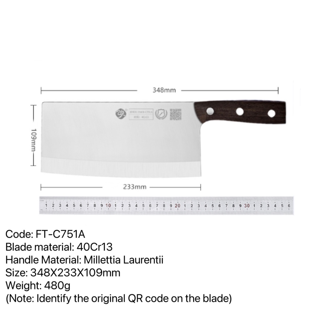 12'' Heavy-duty Butcher knife,meat chopper/bone cutting knife,sharp ...
