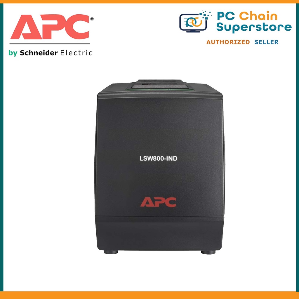 APC 800VA / 400W Automatic Voltage Regulator (AVR) Surge Protection ...