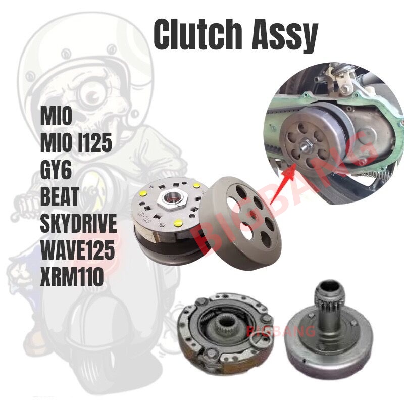BIGBANG Motorcycle Torque Drive Assembly Clutch Assy XRM 110, WAVE 125 ...