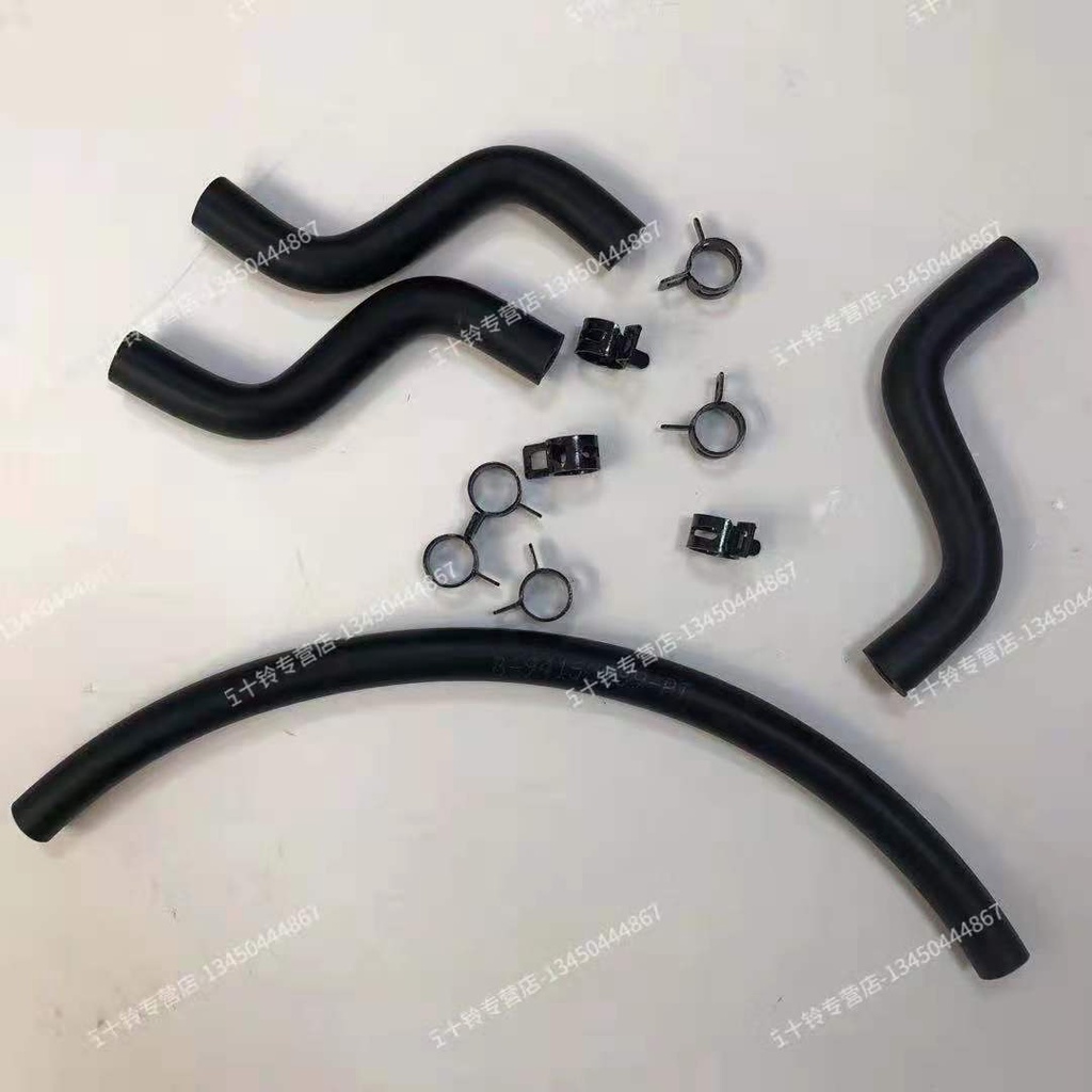 Isuzu 4JB1 4JG15 diesel engine injector return oil hose Hitachi ZX60/70 ...