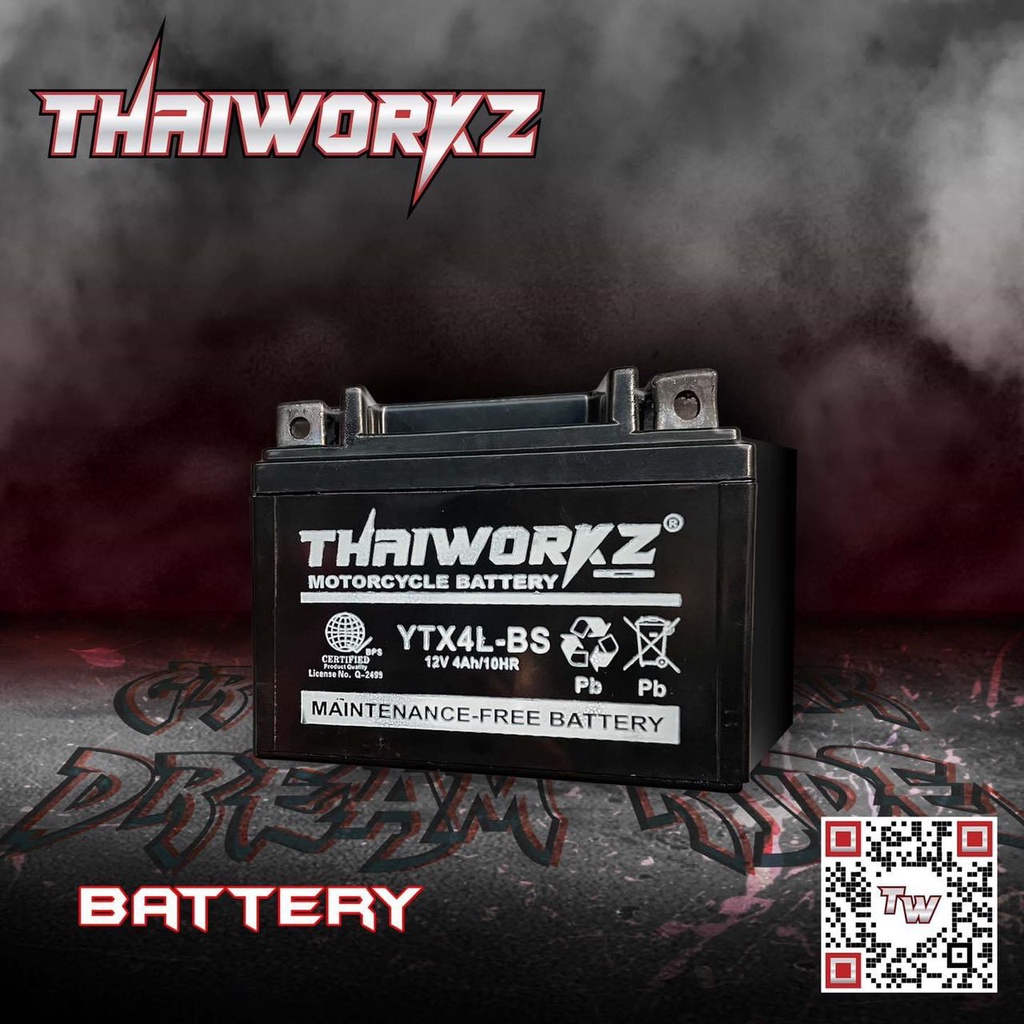Motorcycle Motor Thaiworkz Battery 2.5C, 3L, 4L, 5L, 5A, 6.5L, 7L, 7A, 7S, 9A, 9L | Shopee ...