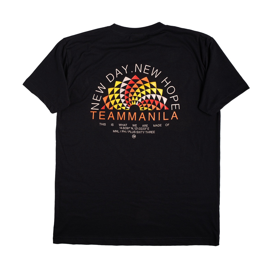 TEAM MANILA NEW DAY TSHIRT BLACK | Shopee Philippines