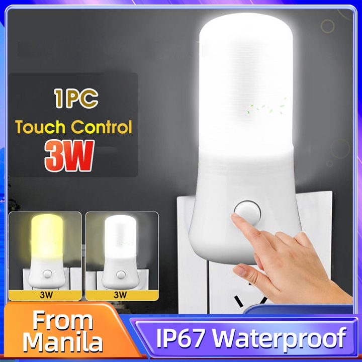 3W Bedside Night Light Wall Socket Light Kids Room Home Decoration Baby ...