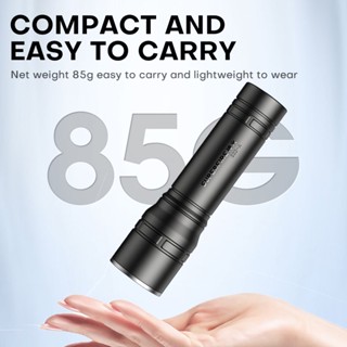 SUPERFIRE S33-A Mini Super Flashlight LED Bright Camping Light Waterproof Built-in Battery ...