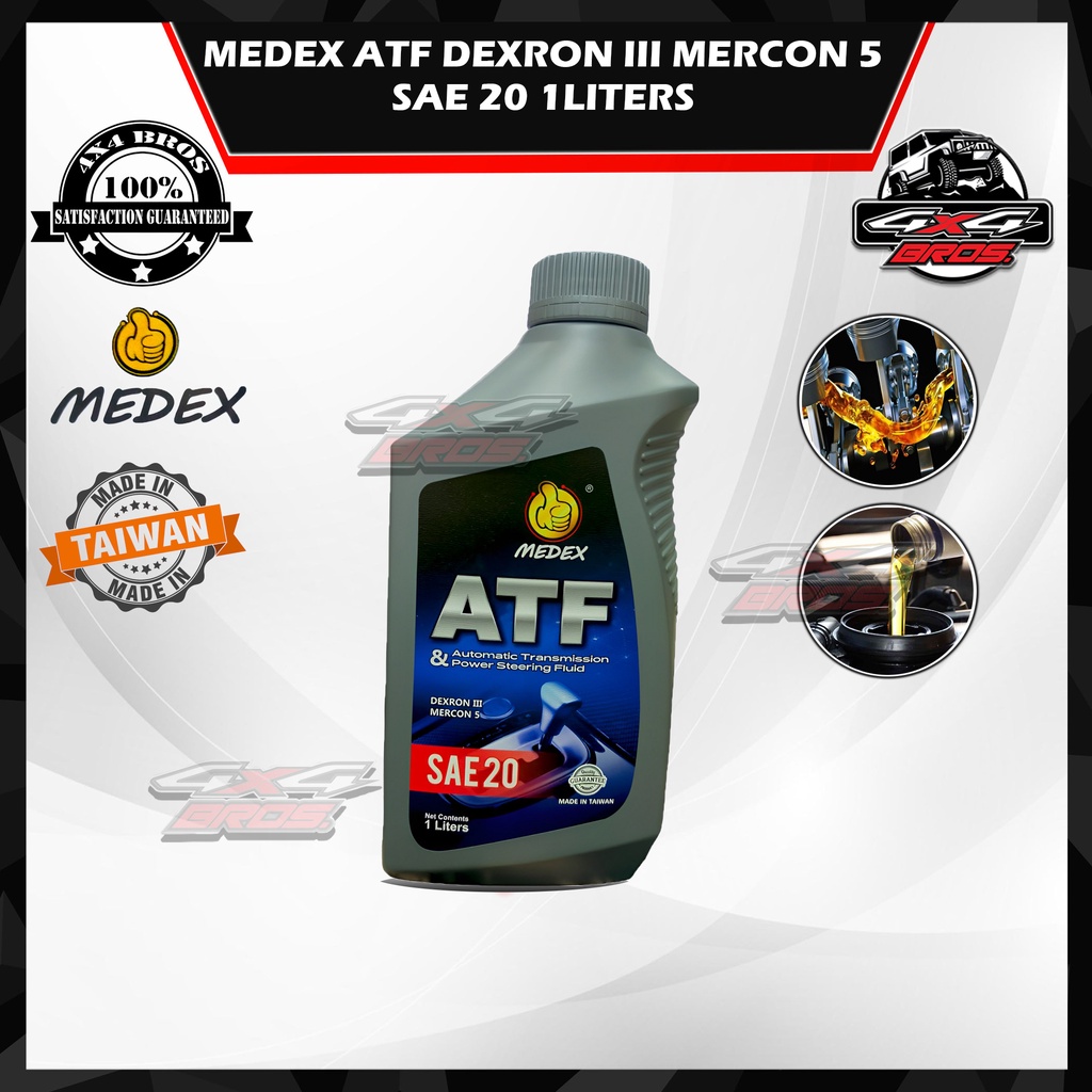 MEDEX ATF SAE 20 DEXRON III MERCON 5 1L | Shopee Philippines