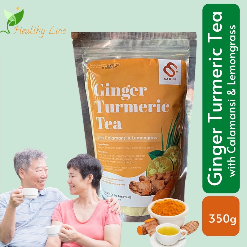 Healthy Line/ Sague Ginger Turmeric Tea with Calamansi & Lemongrass ...
