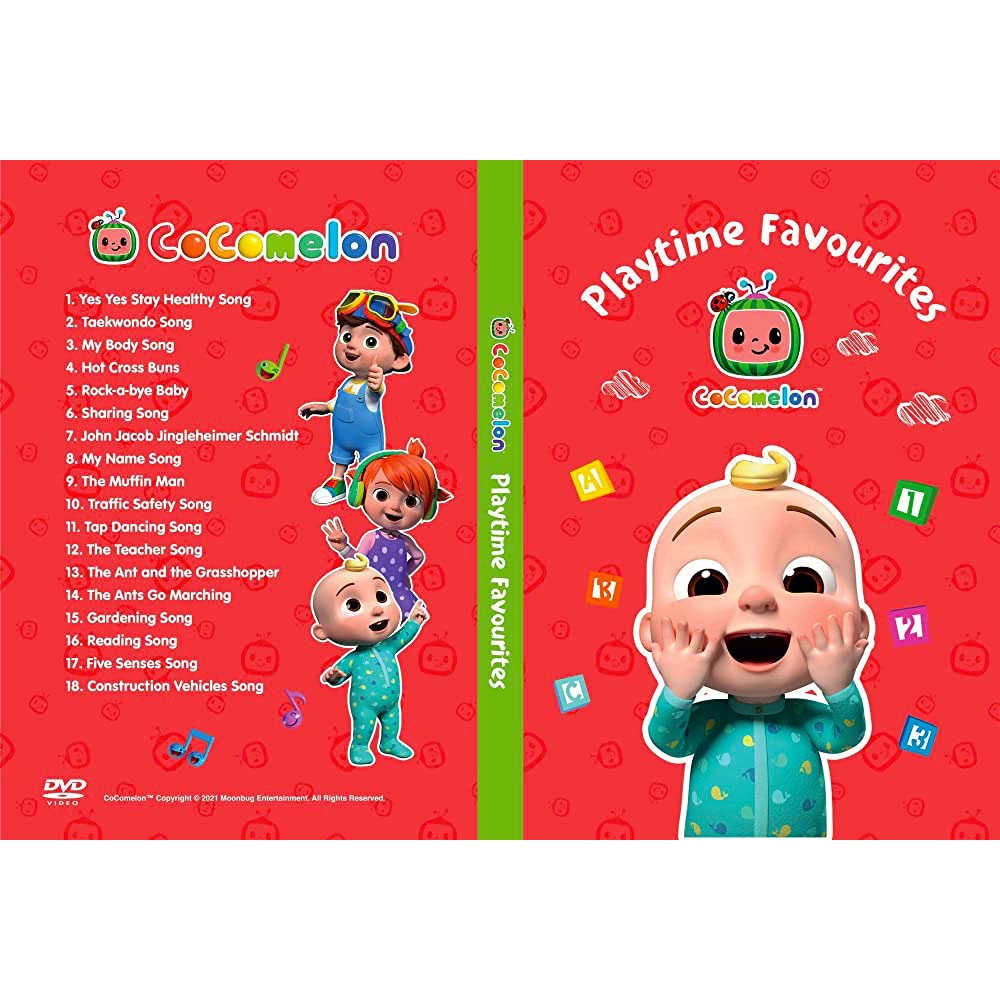 CoComelon Playtime Favorites DVD 5 3D original animation videos and ...