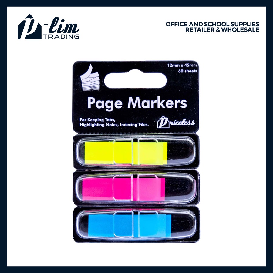 (PL16) Priceless Page Marker (3colors) | Shopee Philippines