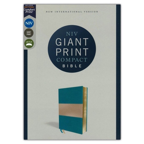 NIV Giant-Print Compact Bible Teal | Shopee Philippines