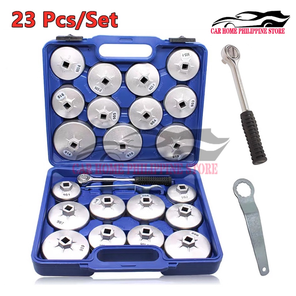 Oil Filter Wrench Set Universal Socket Cap Type Oil Filter Remover ...
