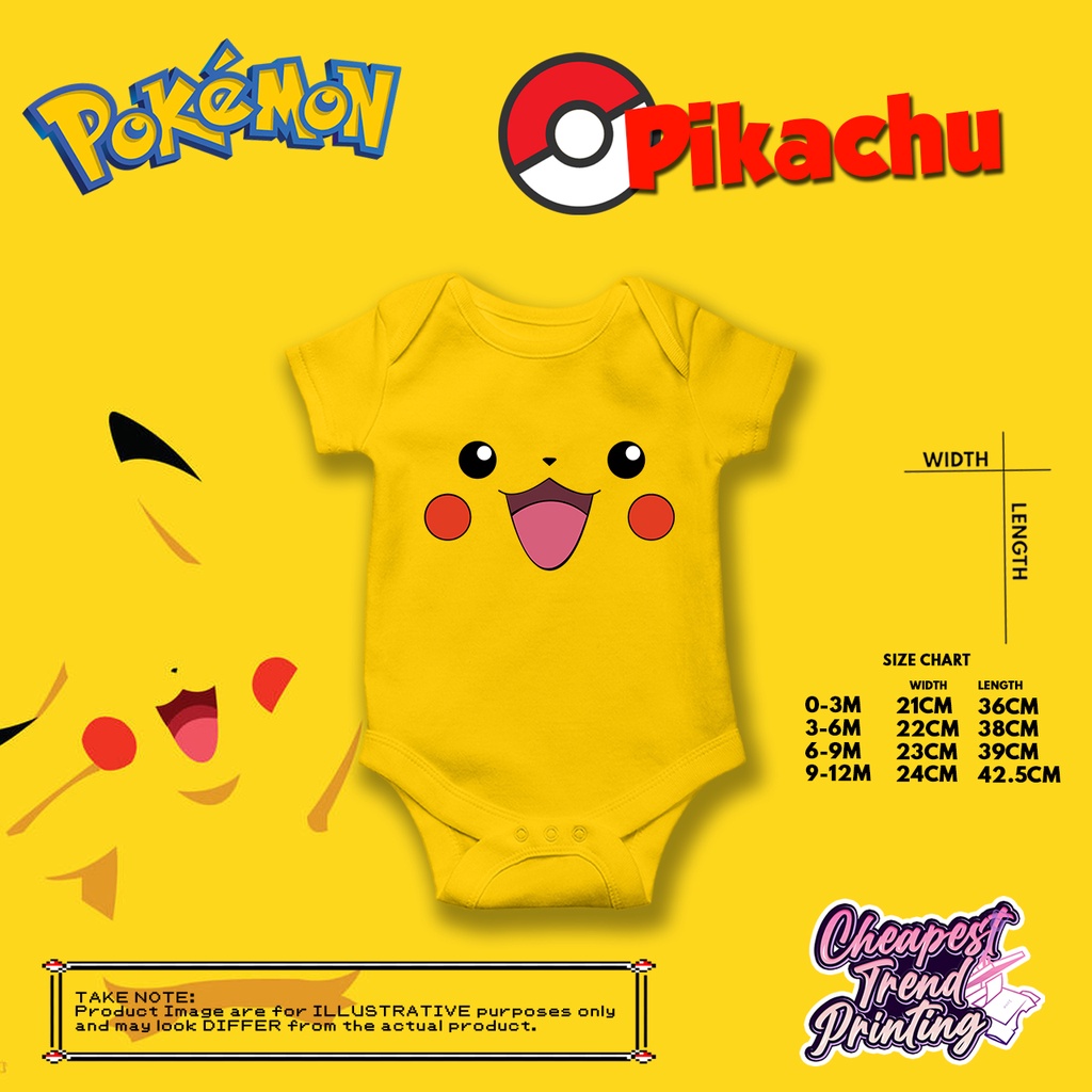 Pokemon Baby Onesie Custom Theme | Shopee Philippines