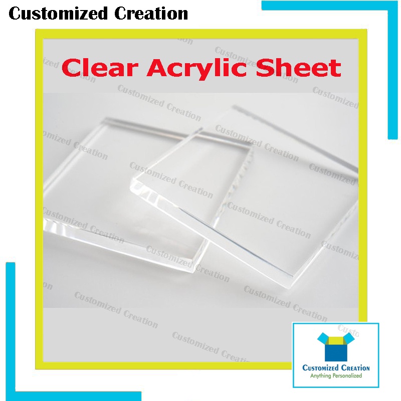 Acrylic Sheet Big Sizes 2ft X 4ft Clear / Transparent Plastic Glass ...