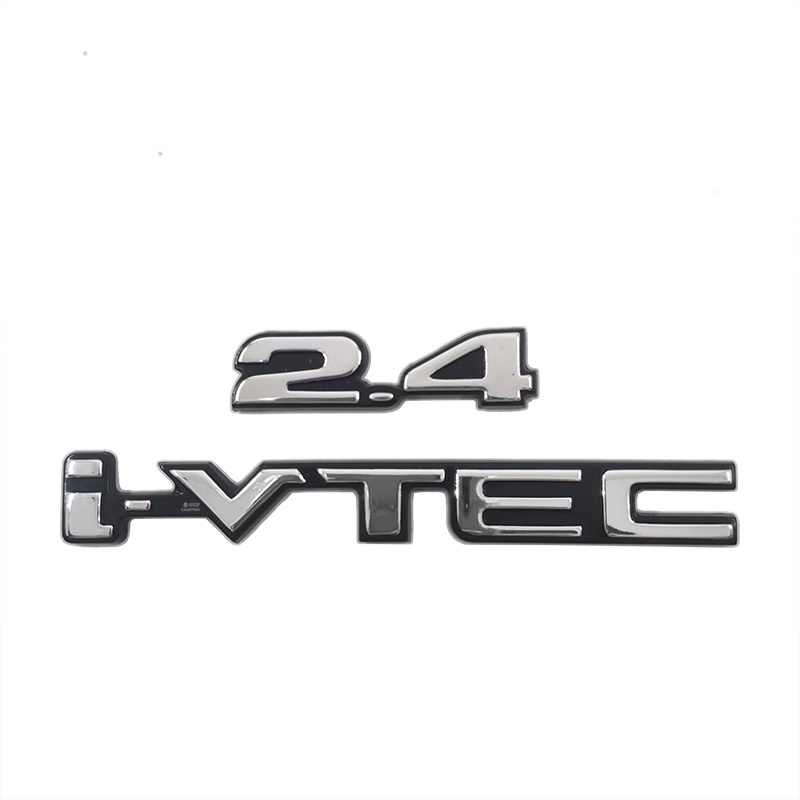 1 x ABS 2.4 i-VTEC IVTEC Letter Logo Car Auto Rear Trunk Lid Decorative ...