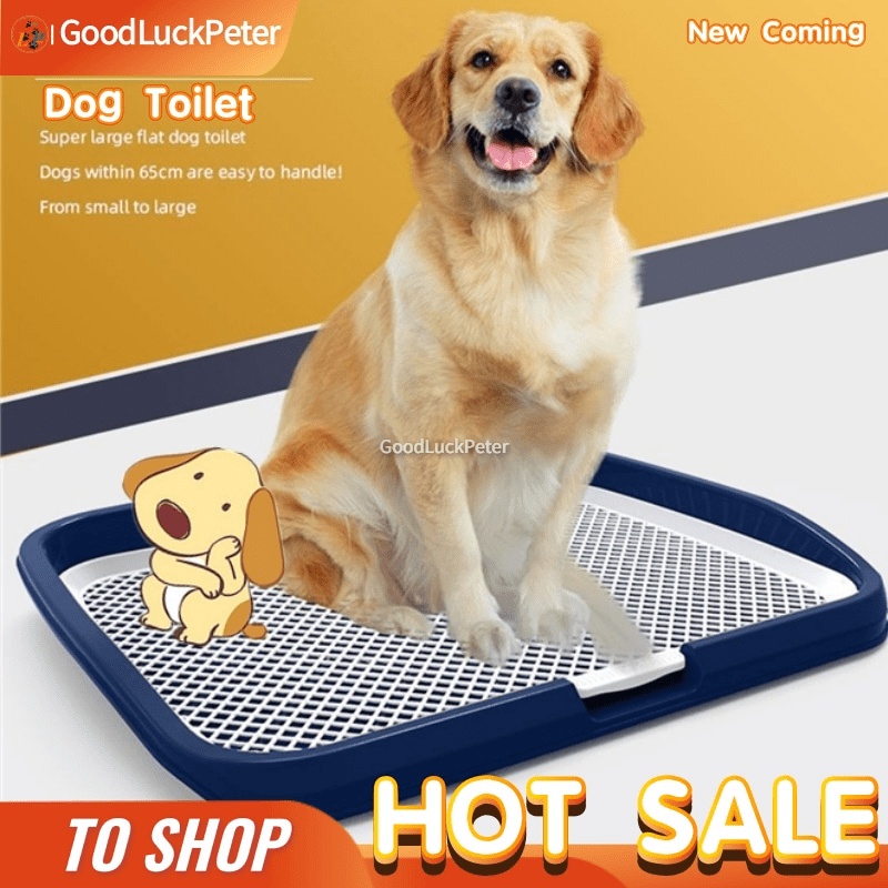 large mesh Dog toilet with removable and washable raised fence pet ...