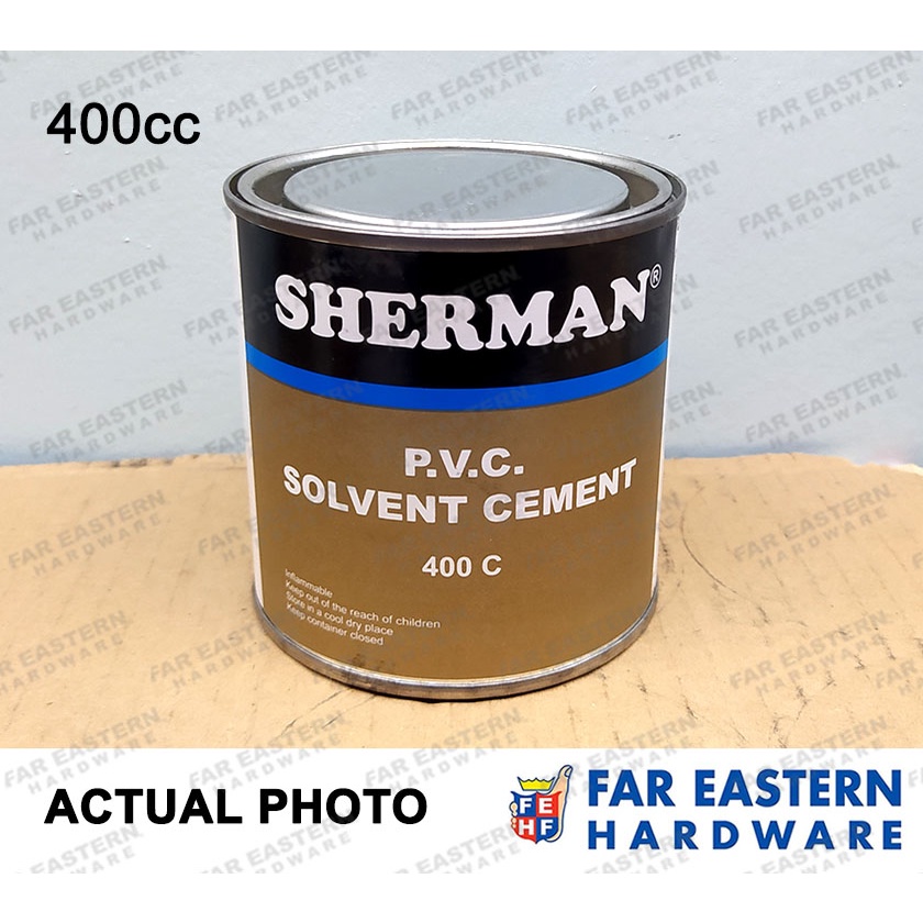 SHERMAN PVC Solvent Cement 100cc | 200cc | 400cc | Shopee Philippines