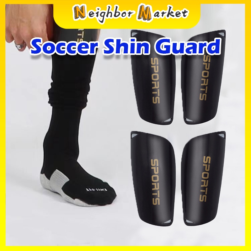 Soccer Shin Guard Pads Soft Football Cuish Plate Breathable Shinguard ...