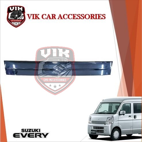 Chrome and Matte Black Hood Garnish for Suzuki Every DA17 Transformer ...