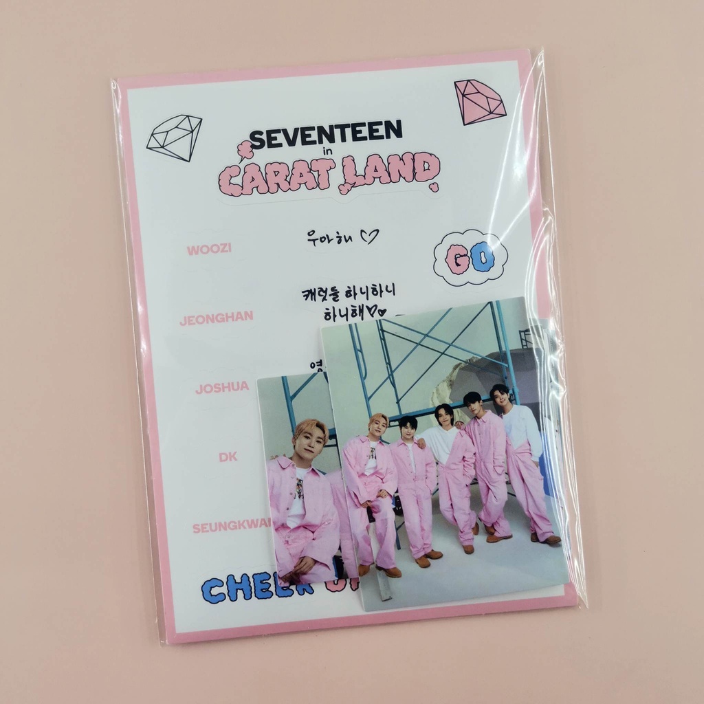 Seventeen 2023 CARAT LAND CARATLAND Official MD Sticker Set Bongbongee ... Seventeen 2023 CARAT LAND CARATLAND Official MD Sticker Set Bongbongee ...