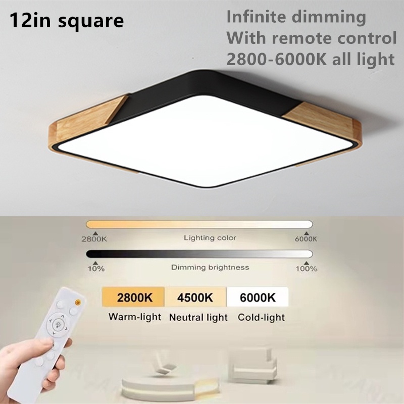 Dimmable Modern LED Ceiling Light with Remote control for living room ...