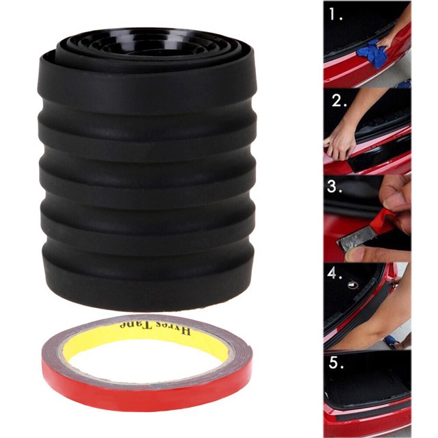 Car rubber protector trunk car bumper decoration rear guard parts ...